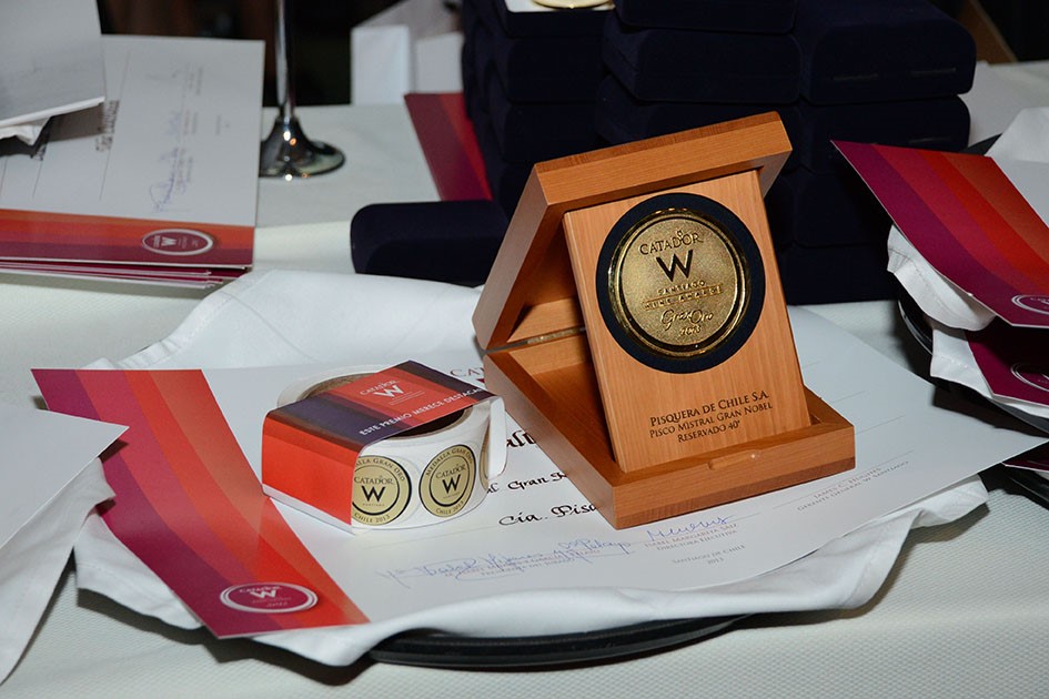 Aged Piscos were the winners of the 2013 El Catador Contest – Pisco Chile